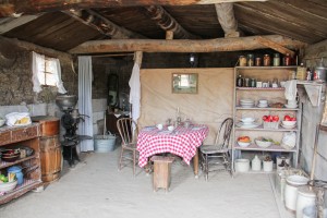 Prairie Homestead: Original Sod House and White Prairie Dogs