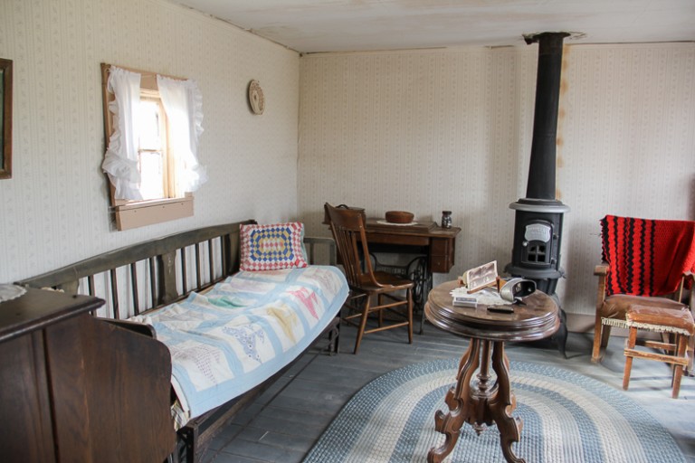 Prairie Homestead: Original Sod House and White Prairie Dogs