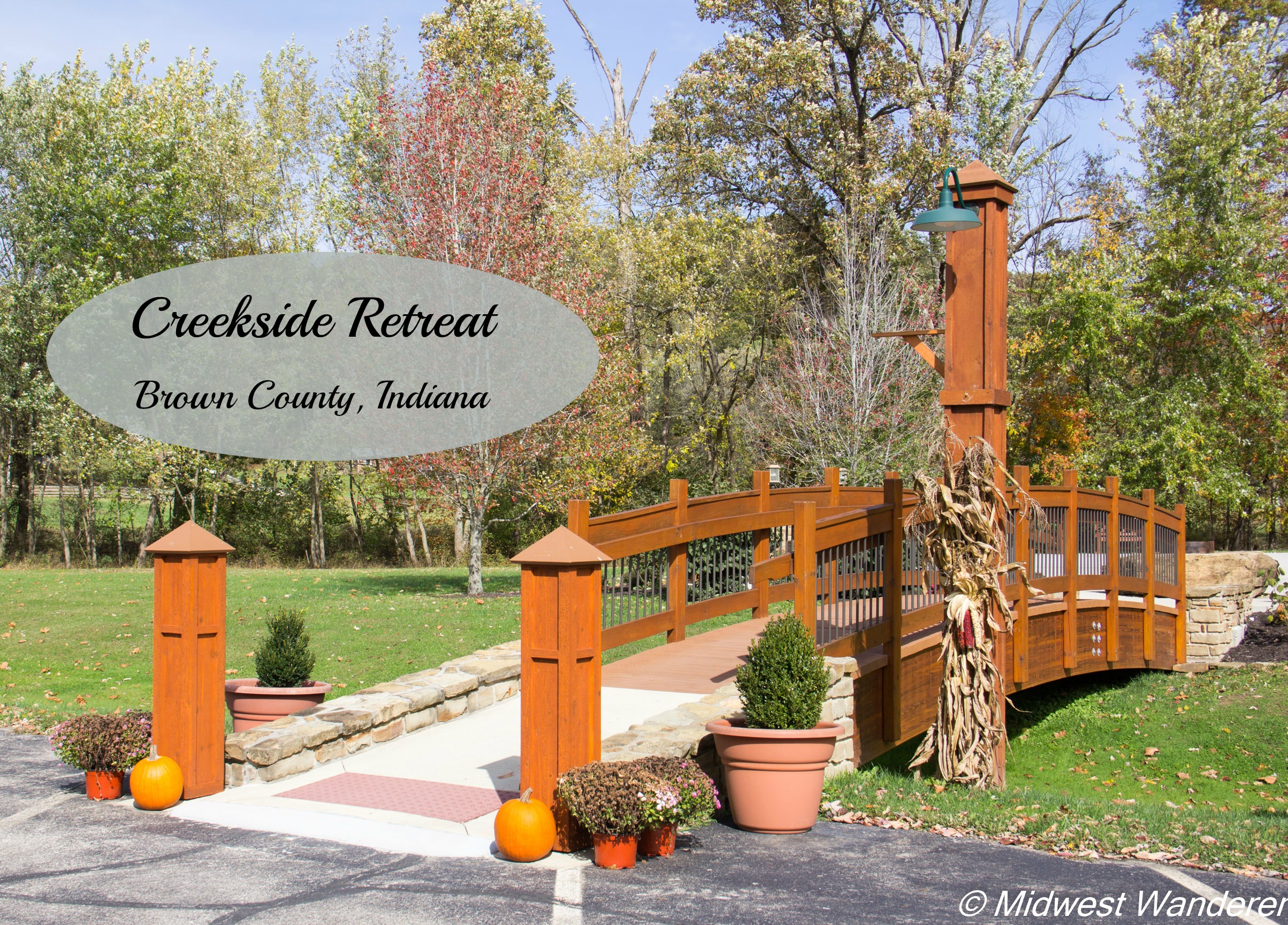 Creekside Retreat: Brown County Lodging Ideal for Everyone